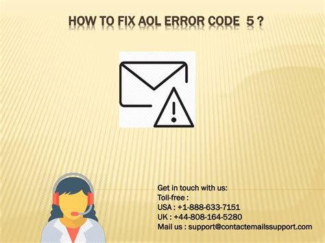 Ppt How To Fix Aol Error Code 5 Powerpoint Presentation Free Download Id 8350683