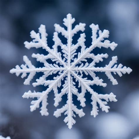 Meager Eagle Fractal Snowflake A Medium Sized And Balanced Snowflake With A Simple And