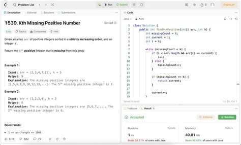Day 25 Of 100daysofcodechallenge Finding The Kth Missing Positive Integer Akshat Yadav