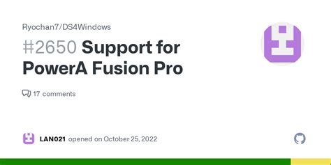Support For PowerA Fusion Pro Issue 2650 Ryochan7 DS4Windows GitHub