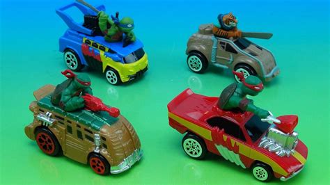 Teenage Mutant Ninja Turtles Toys T Machines Video Review Youtube