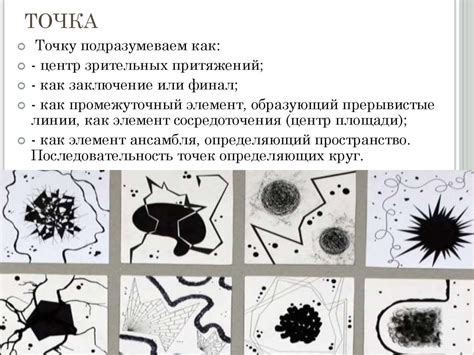 Средства выразительности в композиции форма линия точка пятно Тема