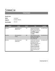 Excel Module SAM Training Pdf Training Progress Friday May