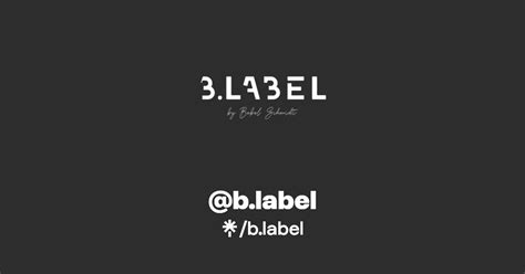 B Label Instagram Linktree
