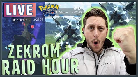 Shundo Hunt On Shiny Zekrom Raid Hour In Pokemon Go Youtube