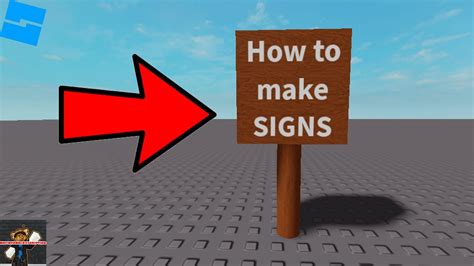 How To Make Signs In Roblox Studio YouTube