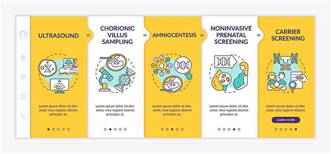 Genetic Diseases Diagnostics Vector Infographic Template Text Design Process Vector Text