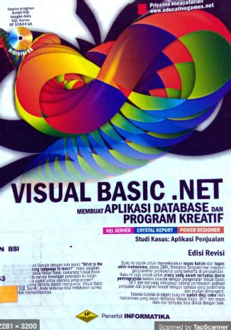 Visual Basic Net Membuat Aplikasi Database Dan Program Kreatif Edisi Revisi
