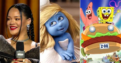 蕾哈娜加入新《藍色小精靈》電影扮「小美人」！史上最浩大《海綿寶寶》電影將於後年上映