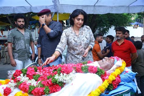 Sarath Babu Funeral Ceremony Photos