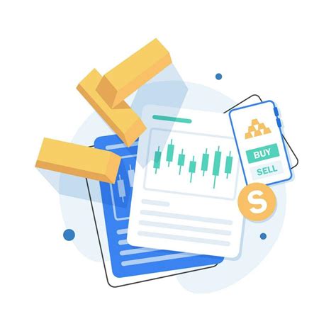 gold price concept futuristic gold raise arrow chart digital gold trading flat design icon