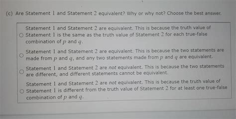 Solved Consider Statements P And Q P Pablo Is Jogging Q Chegg