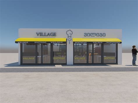 ქართული კაფე ლაგოდეხში “village” Design