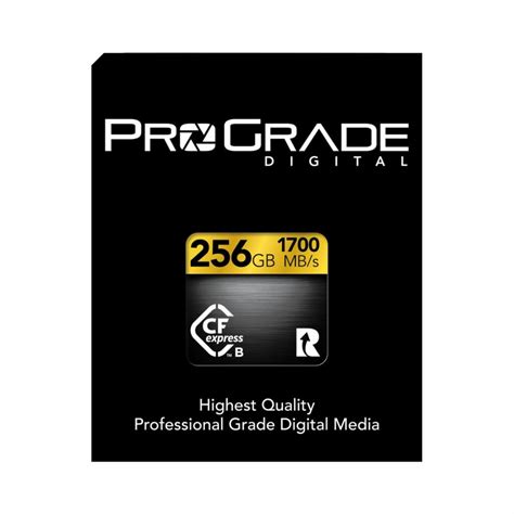 ProGrade Digital GB CFexpress Type B Gold Memory Card MB S