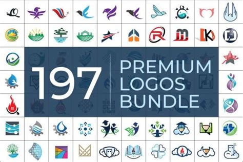 197 Premium Vector Logos Design Bundle Bundle · Creative Fabrica