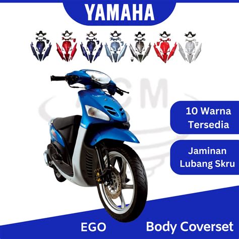 YAMAHA EGO Body Cover Set Coverset Body Kit Color Parts Part Coverset CBP Light Blue Black