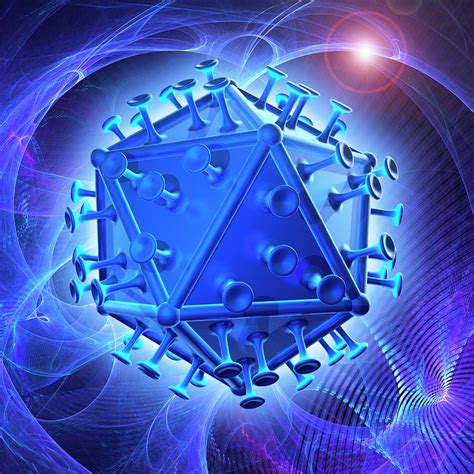 Icosahedral Virus Capsid Photograph By Laguna Designscience Photo