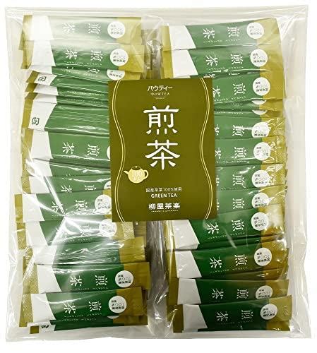 煎茶スティック 1杯分 × 100本入り 業務用 インスタントティー 粉茶 粉末茶 パウダー茶 パウティー 日本の商品を世界中にお届け