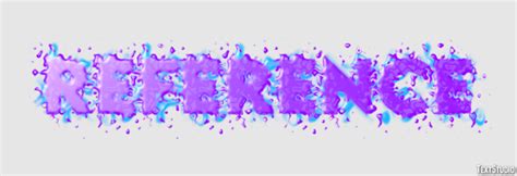 Reference Text Effect And Logo Design Word