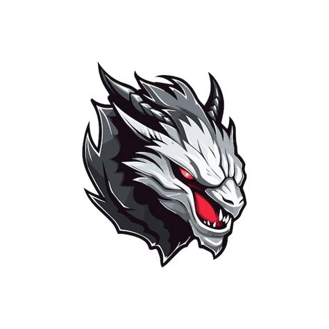 Modelo de design de logotipo de esportes de mascote de cabeça de