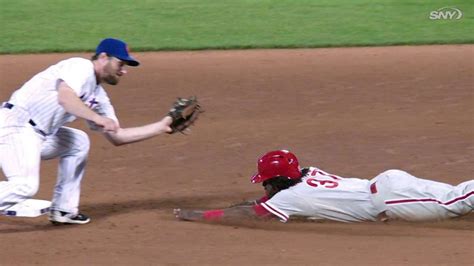 PHI NYM Plawecki Throws Out Herrera Trying To Steal YouTube