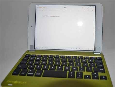 Minisuit Bluetooth Qwerty Keyboard Stand Case For Ipad Mini 1 And 2