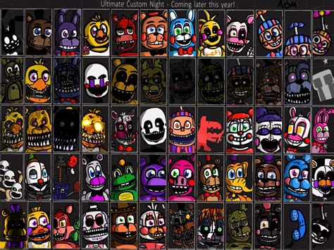 F Naf Ultimate Custom Night Wallpaper