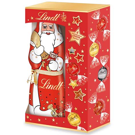 Lindt Подаръчен комплект Дядо Коледа 197 гр Продуктови Категории