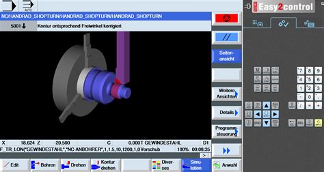 CNC Simulation Win D View EMCO Lathes And Milling Machines For CNC Turning And Milling