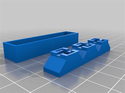 Segmented Display Frame For Led Strips 3d Model By Timid Possum On Thangs