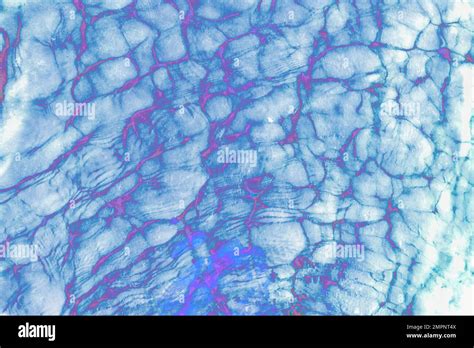 Abstract Photo Of Glow Neon Color Surface Texture With Light Reflection