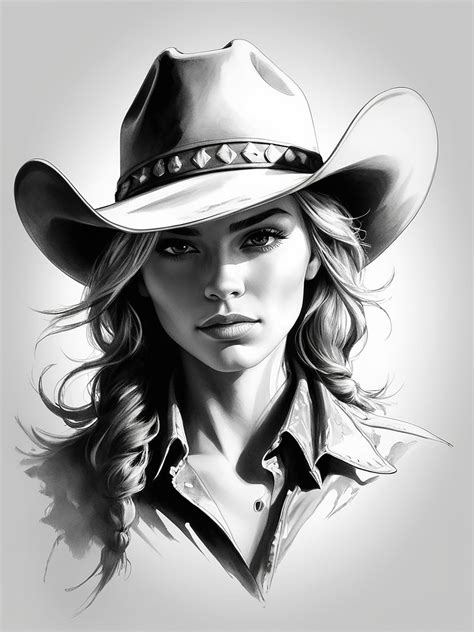 20 000 Free Cowgirl Drawing And Cowgirl Images Pixabay