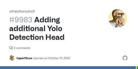 Adding Additional Yolo Detection Head · Issue 9983 · Ultralytics