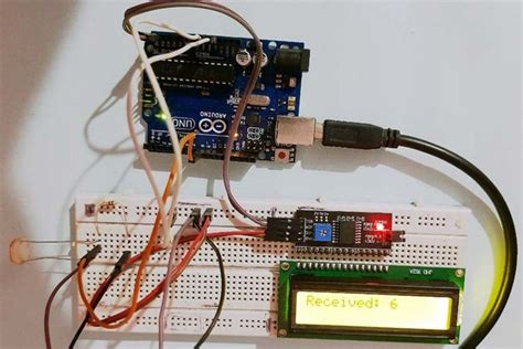Li Fi Based Text Communication Between Two Arduino Arduino Ldr