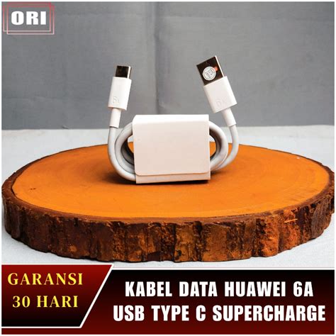 Huawei Supercharge Fast Charging Data Cable Usb Type C 6a Ori Shopee