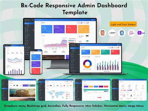 bx code admin dashboard ui kit with admin dashboard template