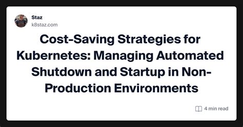 Kubernetes Cost Saving Automated Management Tips