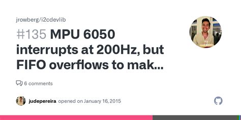 MPU Interrupts At Hz But FIFO Overflows To Make It Hz Issue Jrowberg