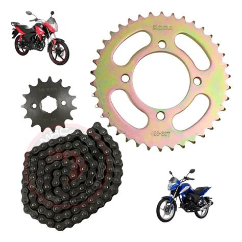 Kit De Engranes 38t 15t Y Cadena Italika 125z 2016 2024 Envío gratis