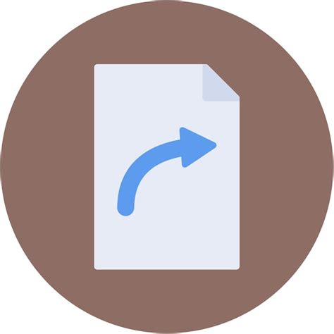 Premium Vector Symlink File Icon Vector Image Can Be Used For