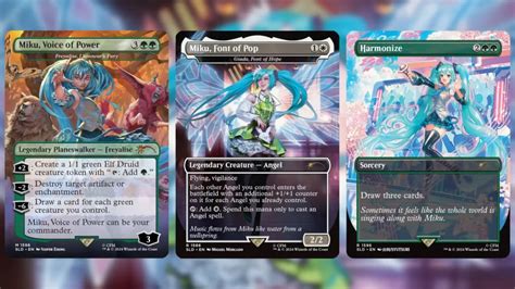 Hatsune Miku Mtg Planeswalker Spikes To 70 Thanks To New Precon