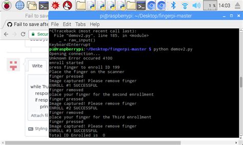 fail to save after three enrollment · issue 42 · sparkfun fingerprint