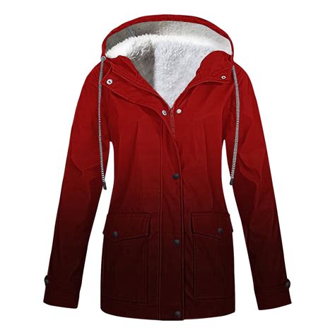 Edvintorg Raincoat Women Waterproof Long Hooded Trench Coats Lined