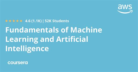 Fundamentals Of Machine Learning And Artificial Intelligence Coursera