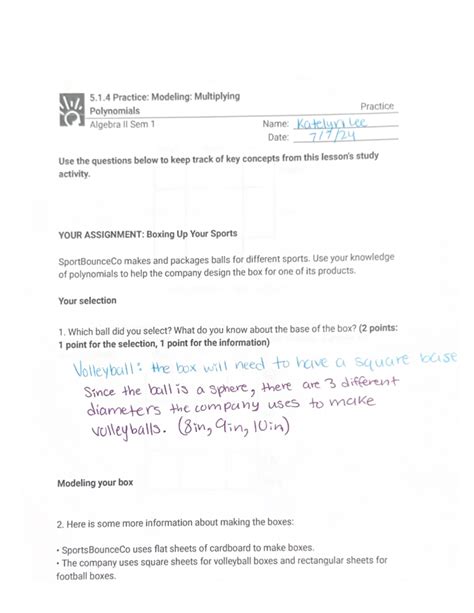 514 Practice Modeling Multiplying 51 Practice Modeling