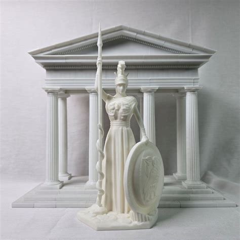 3d Printable Athena Statue By Bluesand3d