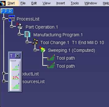 Splitting A Tool Path