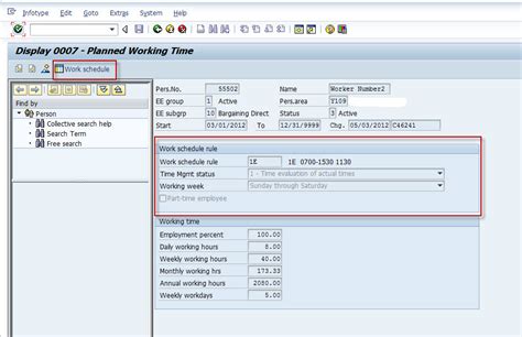 Get An Employees Planned Work Shift Start Time An Sap Community