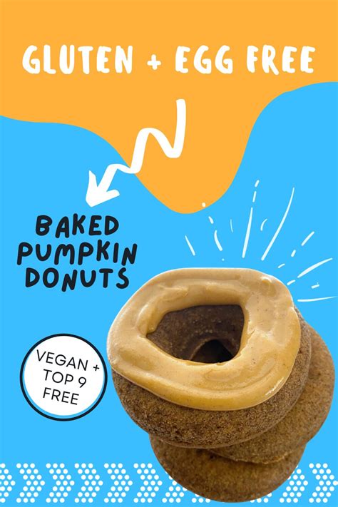 Easy Pumpkin Eggless Baked Donut Recipe Vegan Egg Free The Allergy