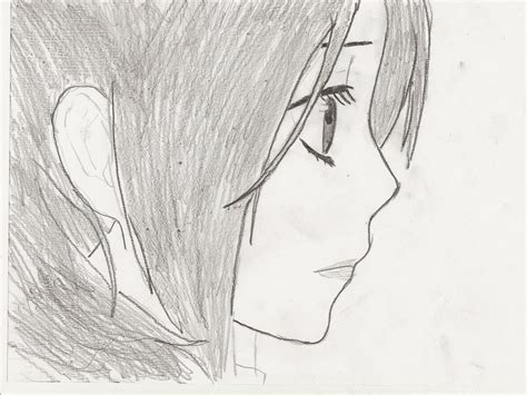 Drawing Anime Side Profile At Allison Britt Blog